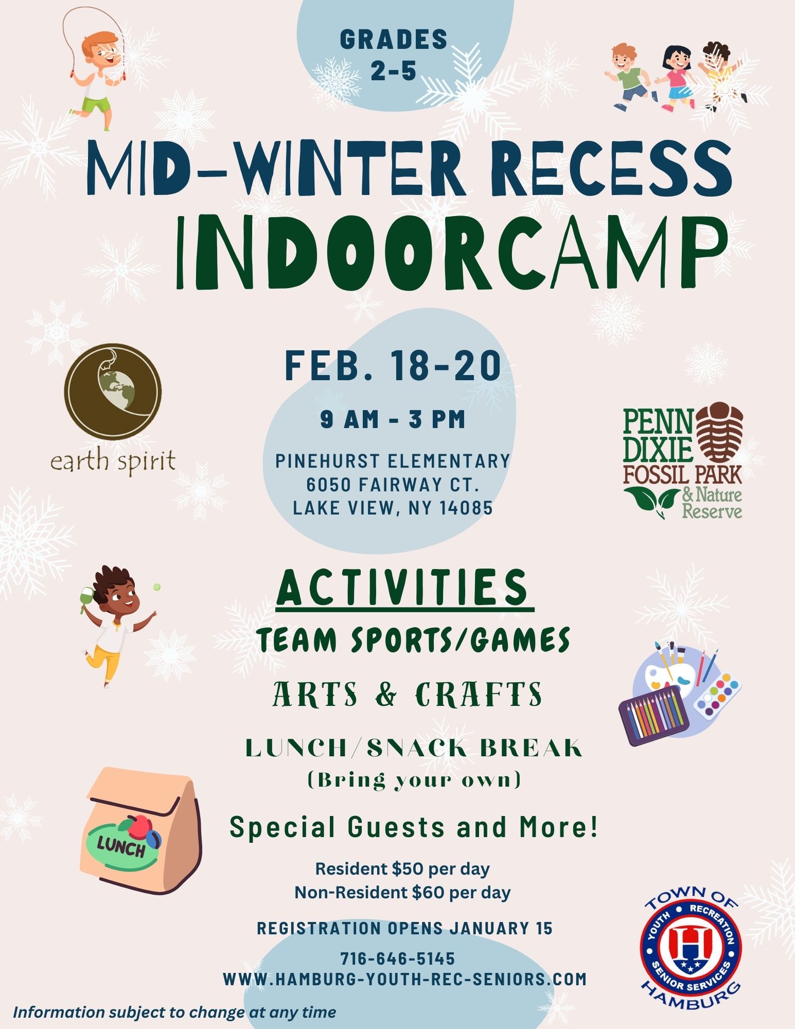 School Break Camps | Hamburg, NY